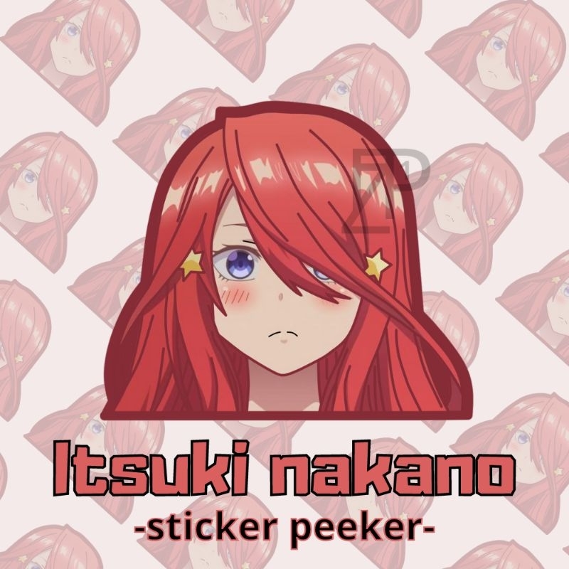 Jual STICKER INTIP ANIME ITSUKI NAKANO (WATERPROOF) | Shopee Indonesia