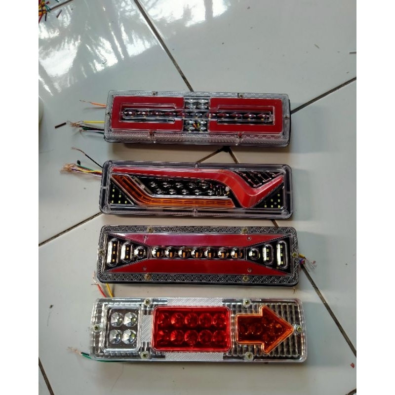 Jual stoplamp L300 Pickup led 12V sein Running dan diem lampu stop led ...