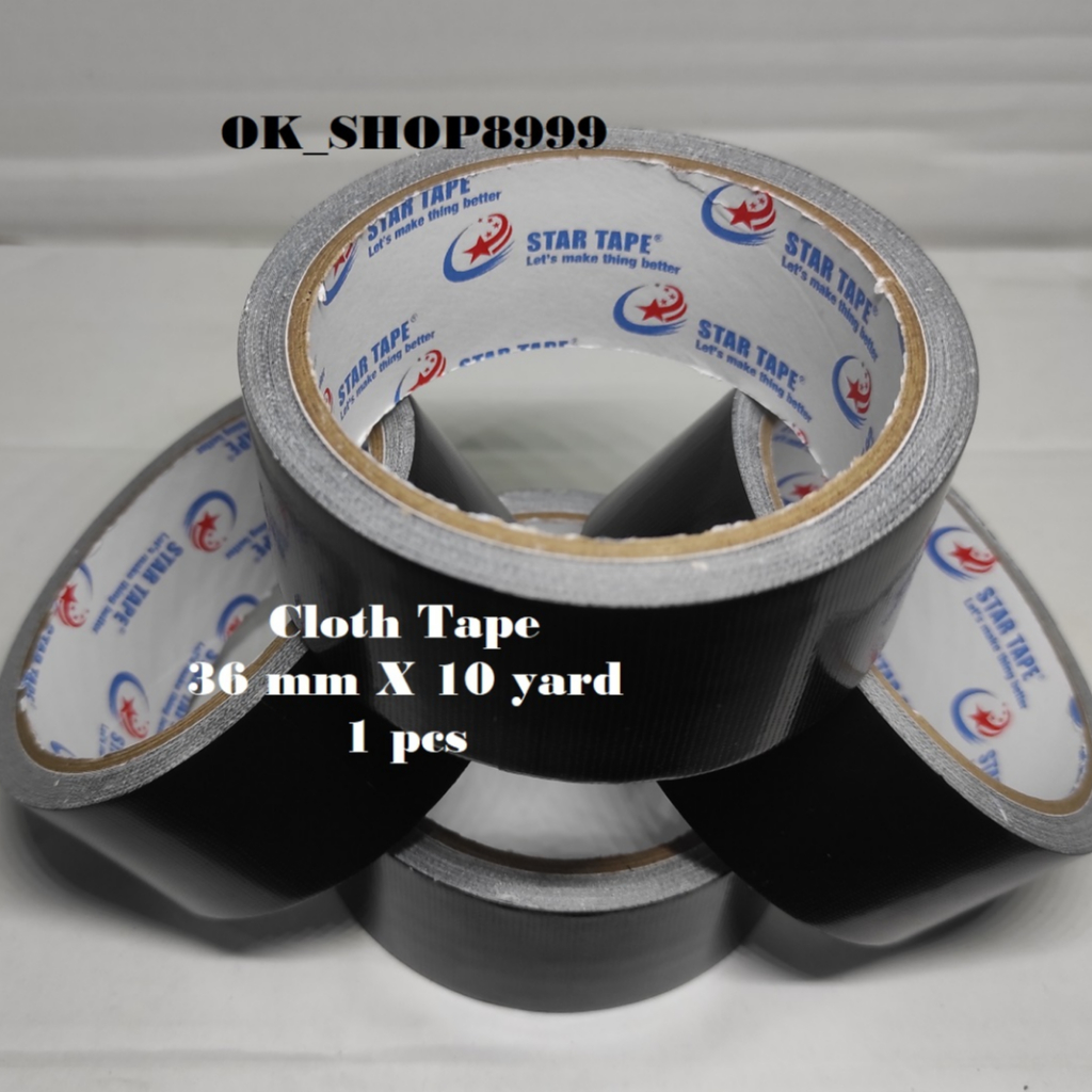Jual Cloth Tape Lakban Kain /Lakban Jilid 1.5 inch / 36 mm x 10 yard ...