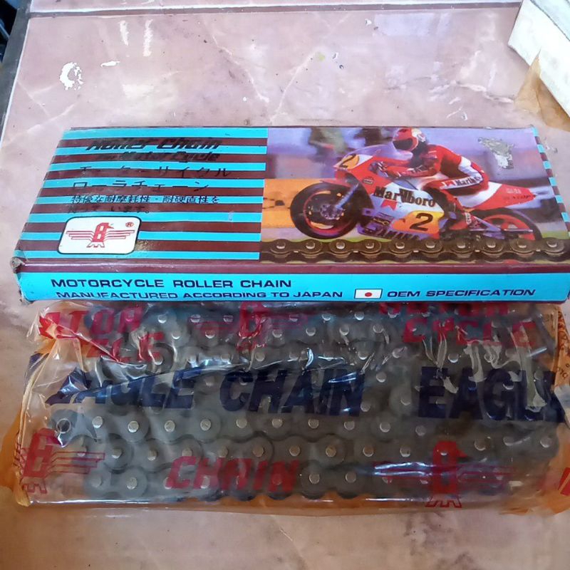 Jual RANTAI SEPEDA MOTOR ROLLER CHAIN UKURAN 420-100L | Shopee Indonesia