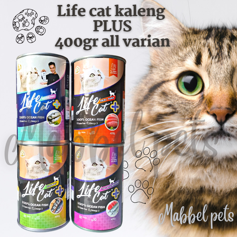 Jual [NEW] Makanan Kucing Life Cat Plus Kaleng 400gr All Varian wet ...