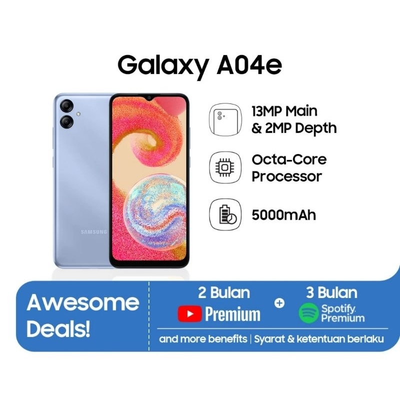 Jual Samsung Galaxy A04e 3/32 - Black | Shopee Indonesia