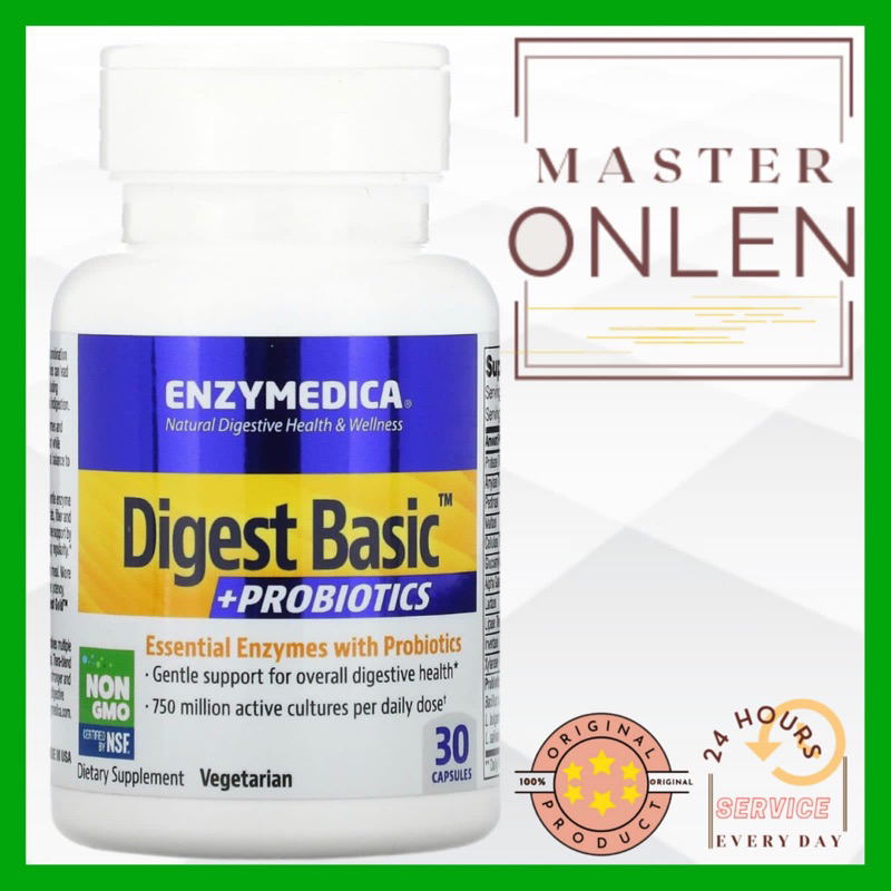 Jual Enzymedica Digest Basic + Probiotic 30 Capsules Usa | Shopee Indonesia