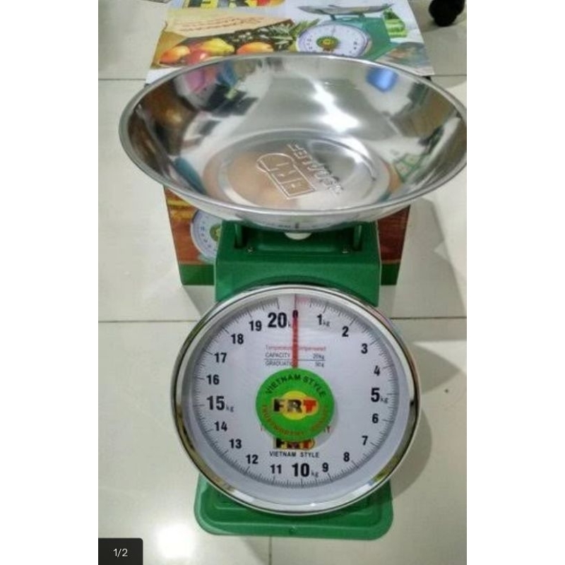 Jual FRT timbangan buah jarum analog 5kg 15kg dan 20kg | Shopee Indonesia