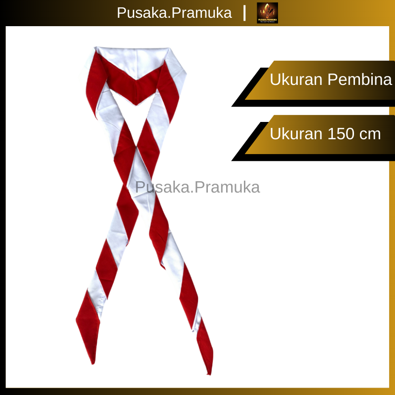 Jual Hasduk/Kacu Pramuka Merah Putih Bahan Katun Halus dan Lembut Untuk ...