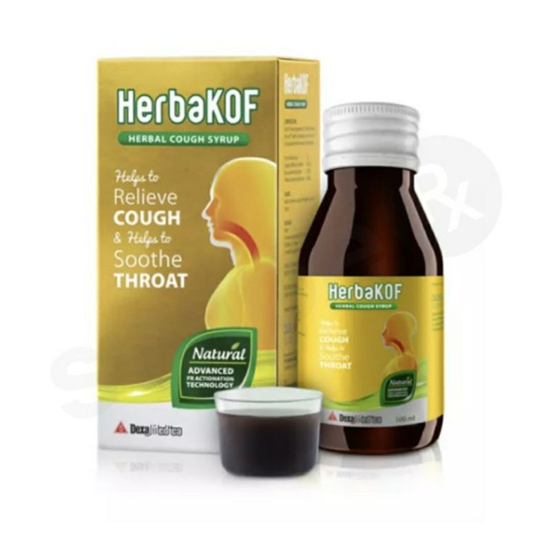 Jual HERBAKOF SIRUP OBAT BATUK HERBAL HERBA KOF SYRUP DEWASA DAN ANAK ...