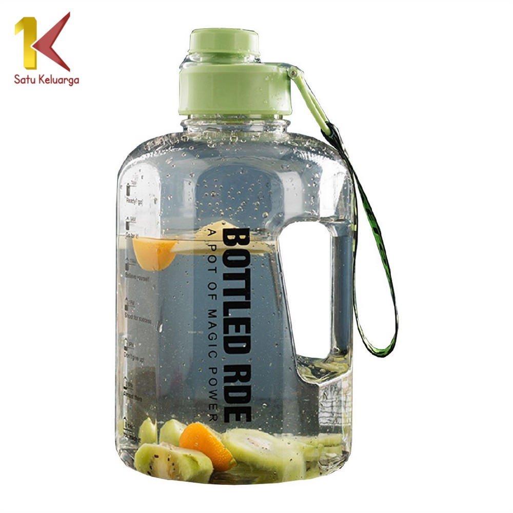 Jual Satu Keluarga Botol Minum Transparan 2200ML C470 Tumblr Botol Gym Bottle BPA FREE / Tempat ...