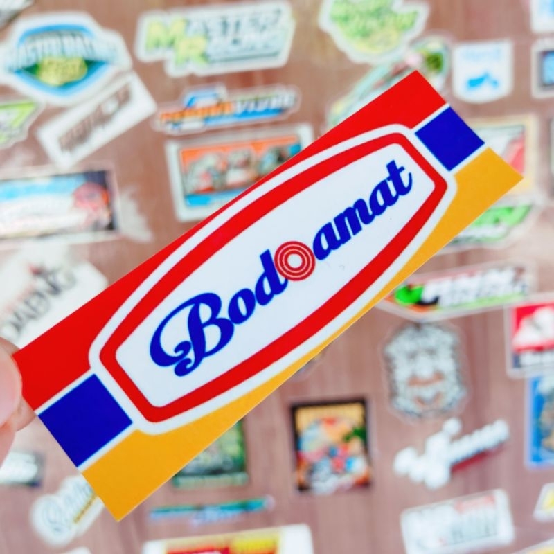 Jual Stiker bodo amat ( indomart Kotak) | Shopee Indonesia