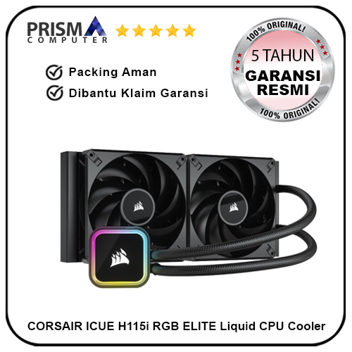 Jual CORSAIR ICUE H115i RGB ELITE Liquid CPU Cooler | Shopee Indonesia