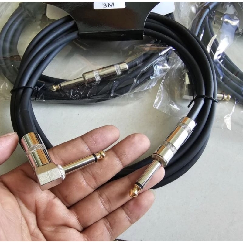 Jual Kabel jack instrumen gitar,bass,keyboard dan drum elektrik low ...