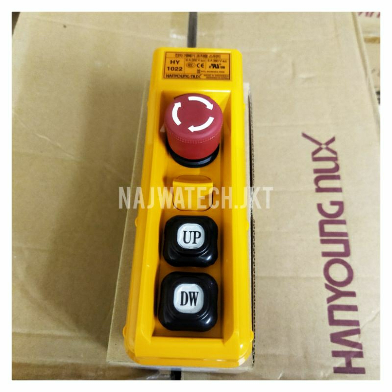 Jual Hoist Switch Hanyoung HY 1022 SB/Push Button Hoist HY 1022SB/Hoist ...