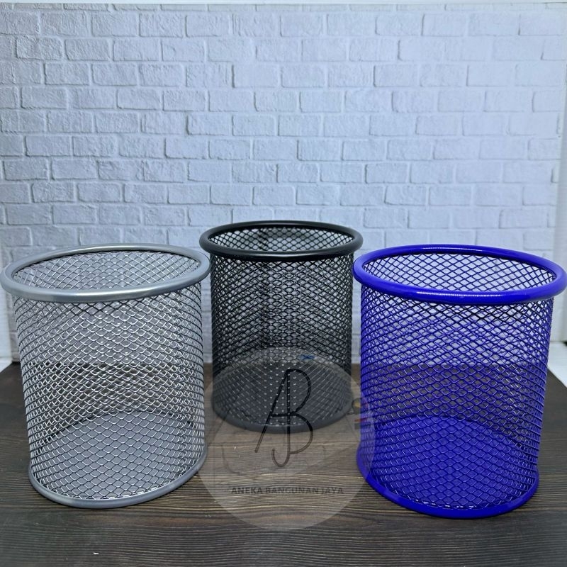 Jual Tempat Pen Bulat / Tempat Alat Tulis / Pen Stand Besi / Pen Holder ...