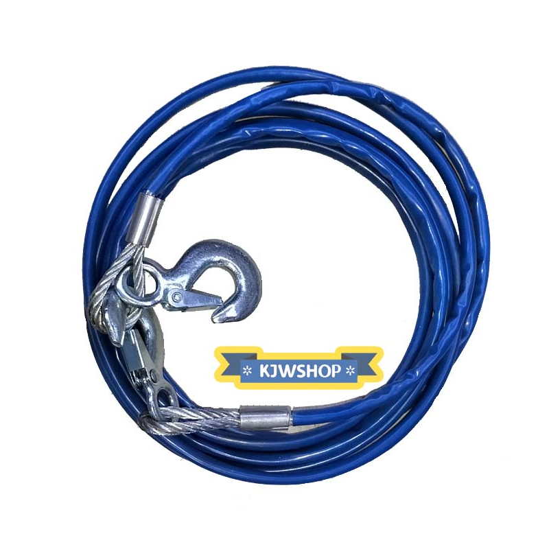 Jual Sling Baja Tali Derek Mobil 8mm x 4m Emergency Rope Steel Kawat ...