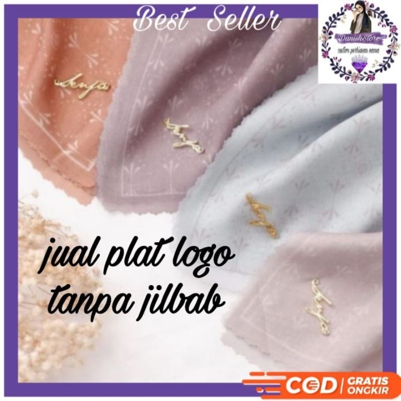 Jual LABEL PLAT JILBAB SENJA/IDENTITY LOGO SENJA/PLAT JILBAB SENJA ...