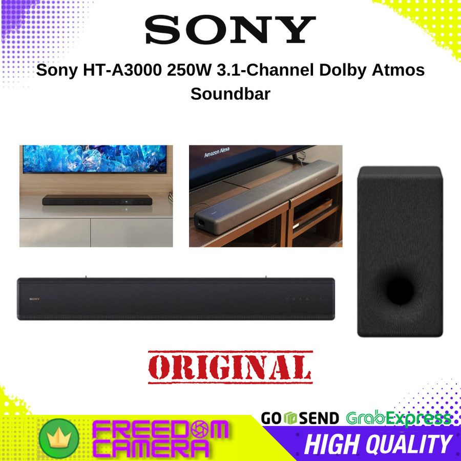 Jual Sony HT-A3000 3.1-Channel Dolby Atmos Soundbar | Shopee Indonesia