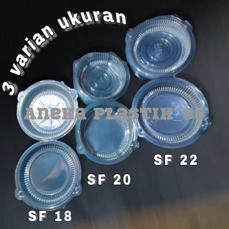 Jual Mika Bolu Bulat Uk. 22 cm / 20 cm / 18 cm /Mika bulat bening ...