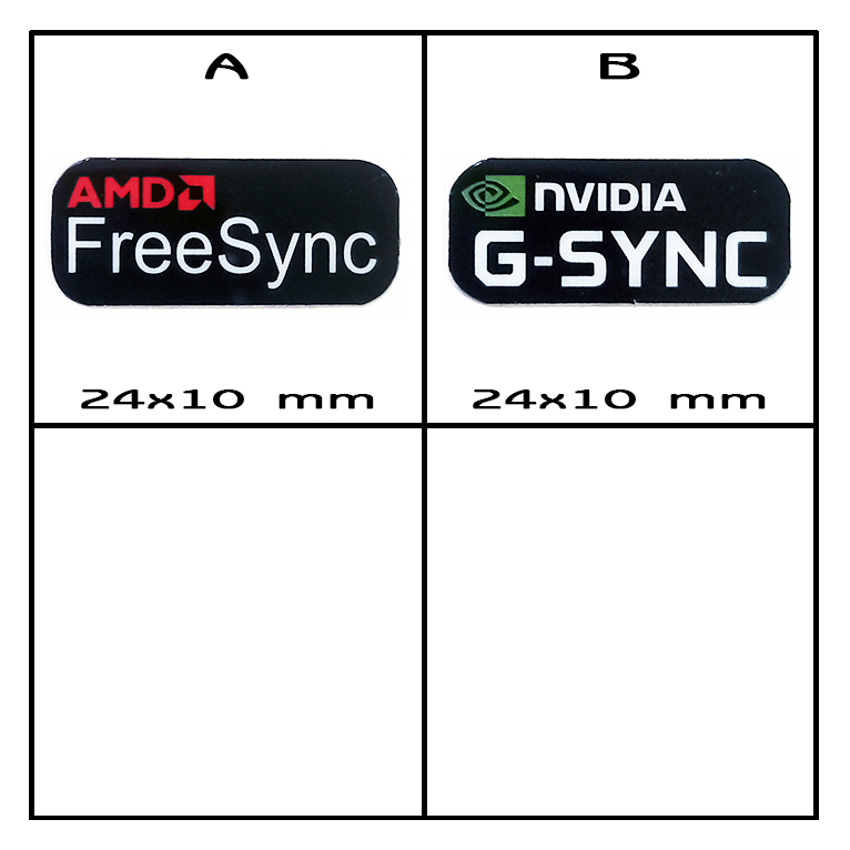Jual Stiker Logo AMD Freesync Nvidia G-Sync | Shopee Indonesia