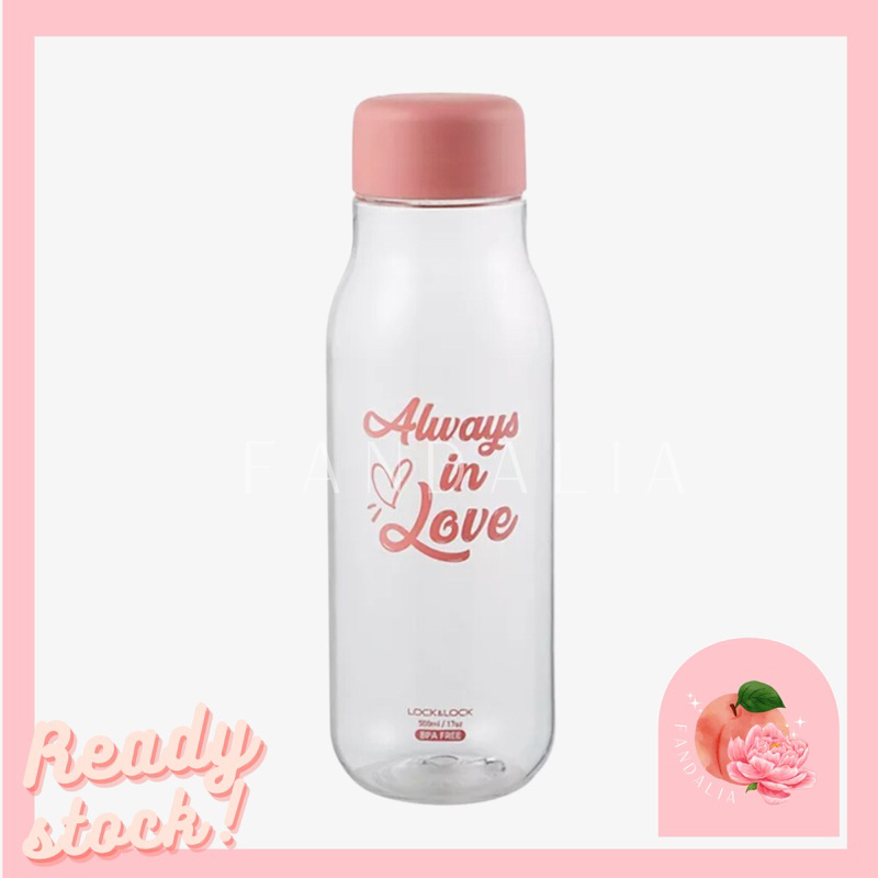Jual LocknLock Milky Bottle 500ML [PINK] BOTOL Air minum / Air Singin ...