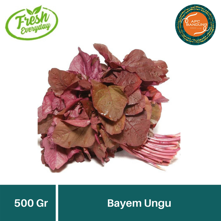 Jual Sayur Bayem Ungu Sayuran Daun Bayam Ungu 500gr | Shopee Indonesia