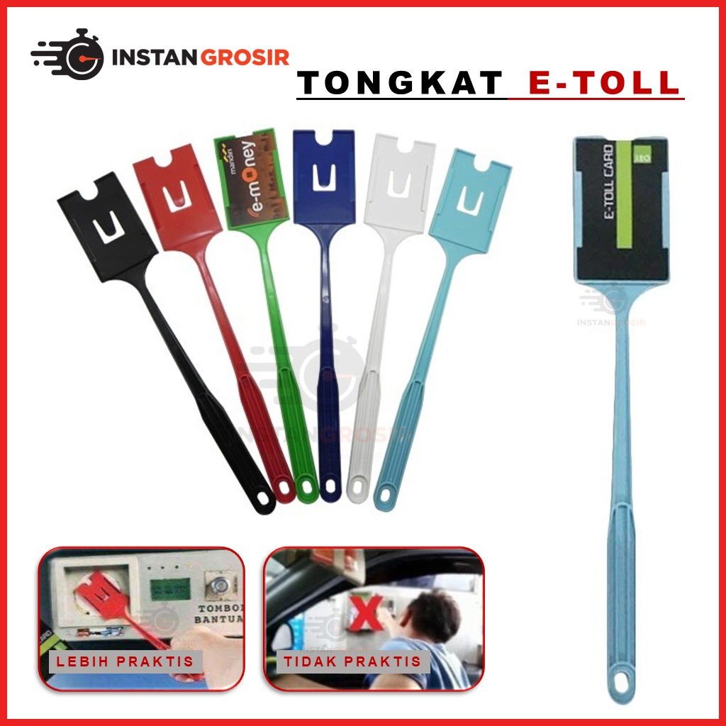 Jual Tongkat e Toll flexible Tongtoll gagang panjang card e-money etoll ...