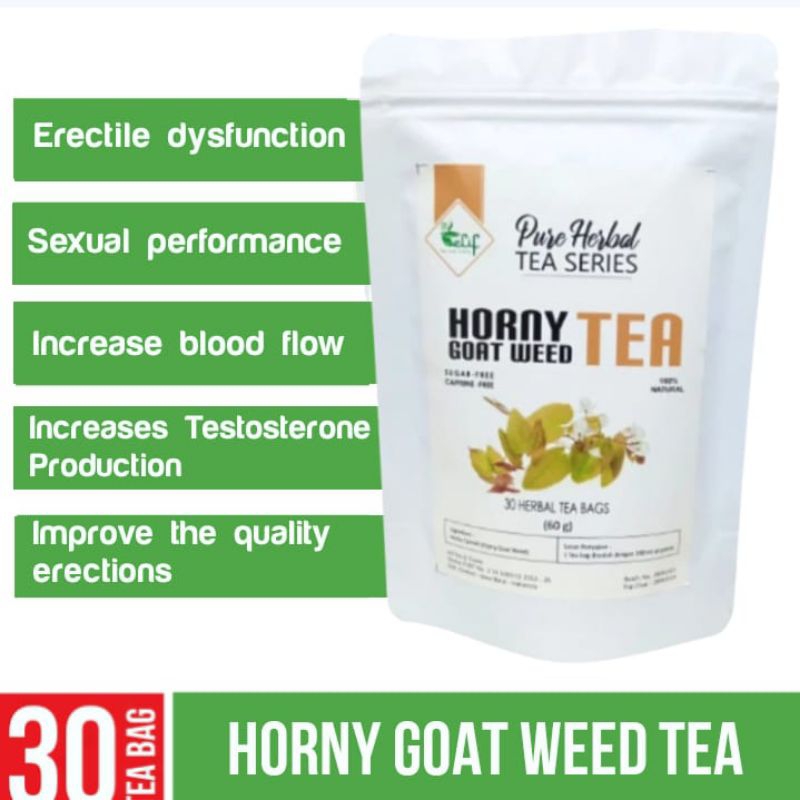 Jual ELIF TEA AND TISANE Horny Goat Weed Tea | Epimedium Leaf | 30 Tea ...