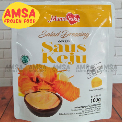 Jual Mama Suka Saus Keju 100 gr / MamaSuka Salad Dressing Saus Keju 100 ...