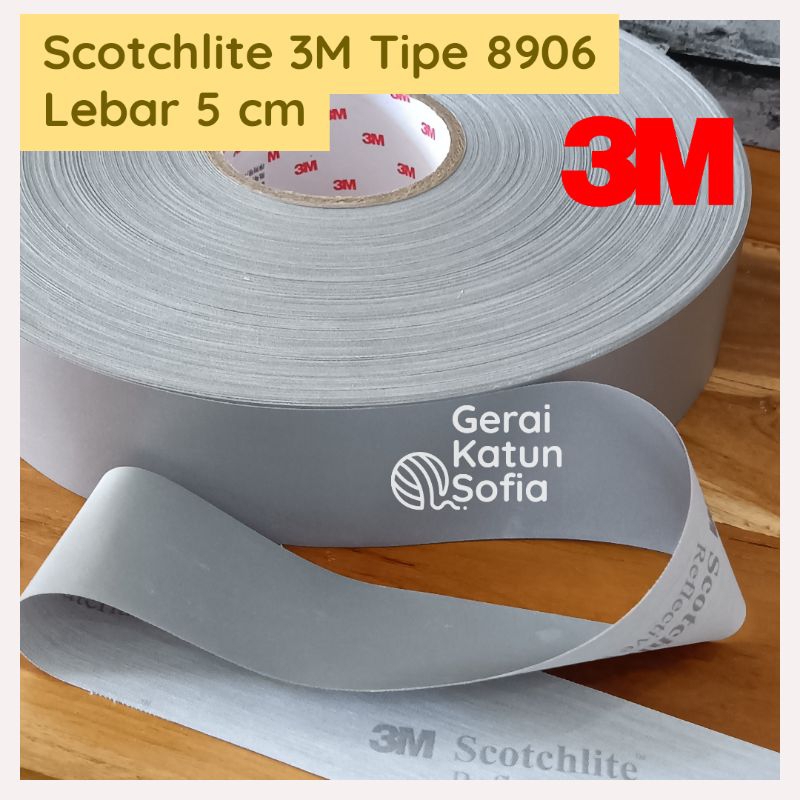 Jual Pita Scotchlite Merk 3M TIPE 8906 Lebar 5Cm | Skotlet Scotlight ...