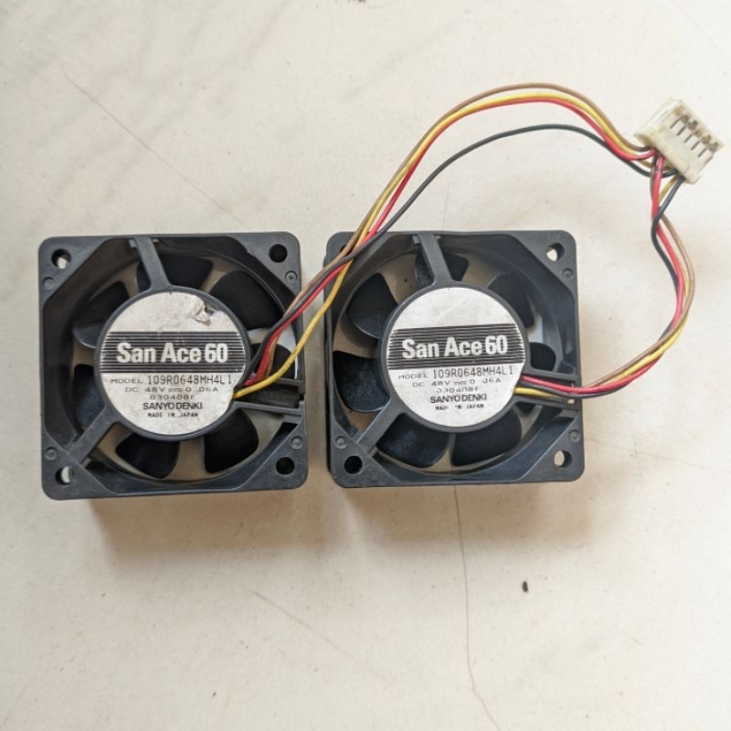 Jual Kipas fan dc 6×6 cm fan dc san ace 48V 0.06A fan dc ball bearing ...