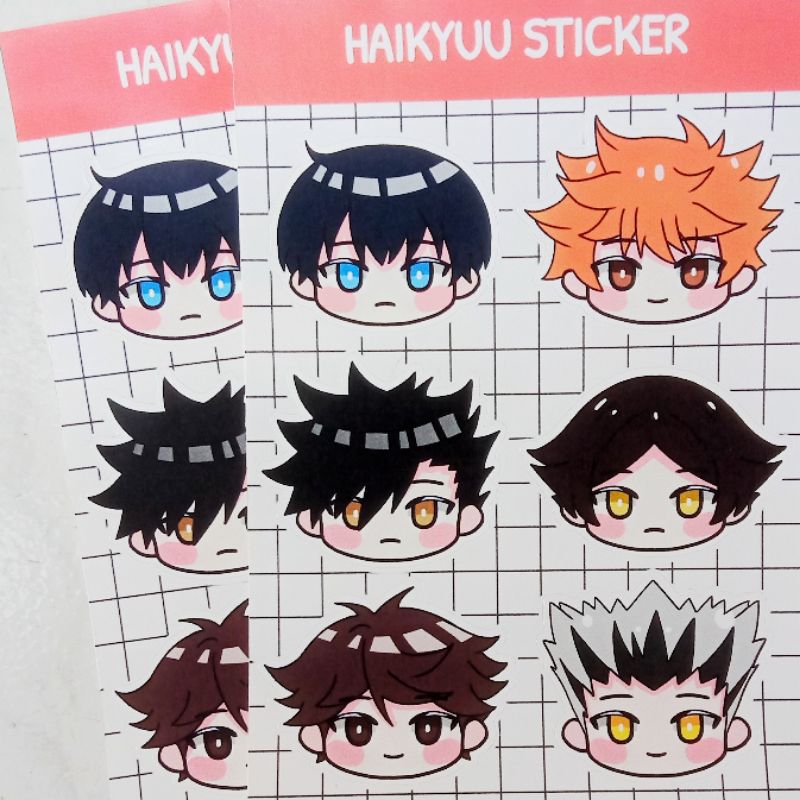 Jual Haikyuu Sticker By Kureizo | Shopee Indonesia