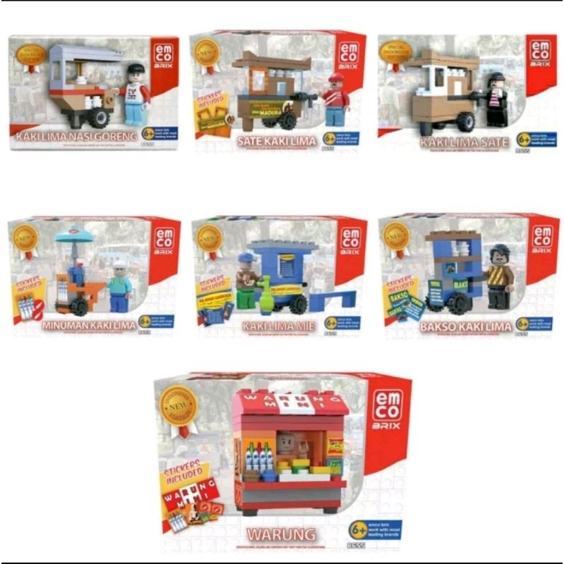 Jual Emco Brix Kaki Lima Nasi Goreng, Sate, Minuman, Mie, Bakso, Warung ...