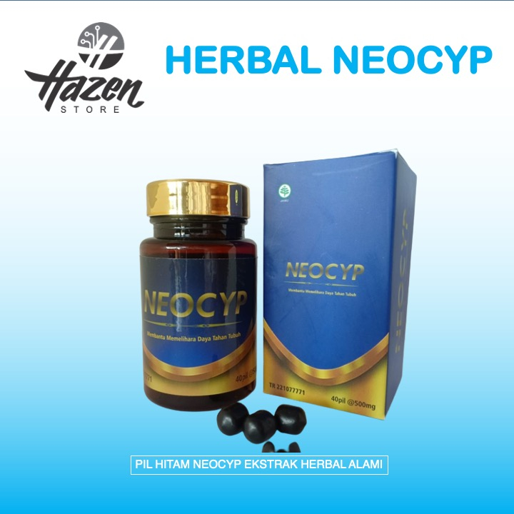 Jual Pil hitam Neocyp produk dari ekstrak herbal 100% alami & Halal ...