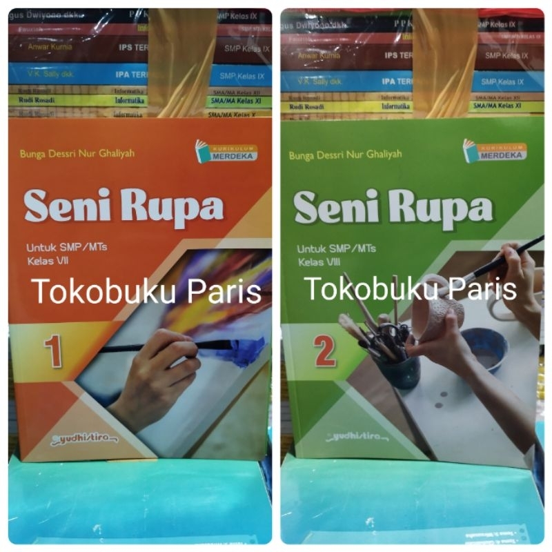 Jual Buku Pelajaran Seni Rupa smp/mts kelas 1/7, 2/8 kurikulum merdeka ...