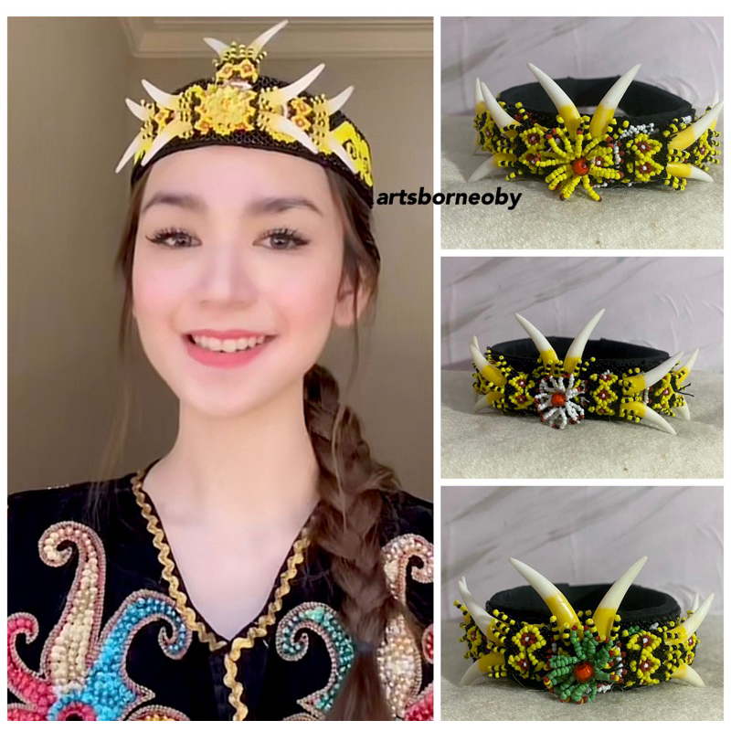 Jual HIASAN KEPALA ADAT DAYAK, PEREMPUAN DEWASA | Shopee Indonesia