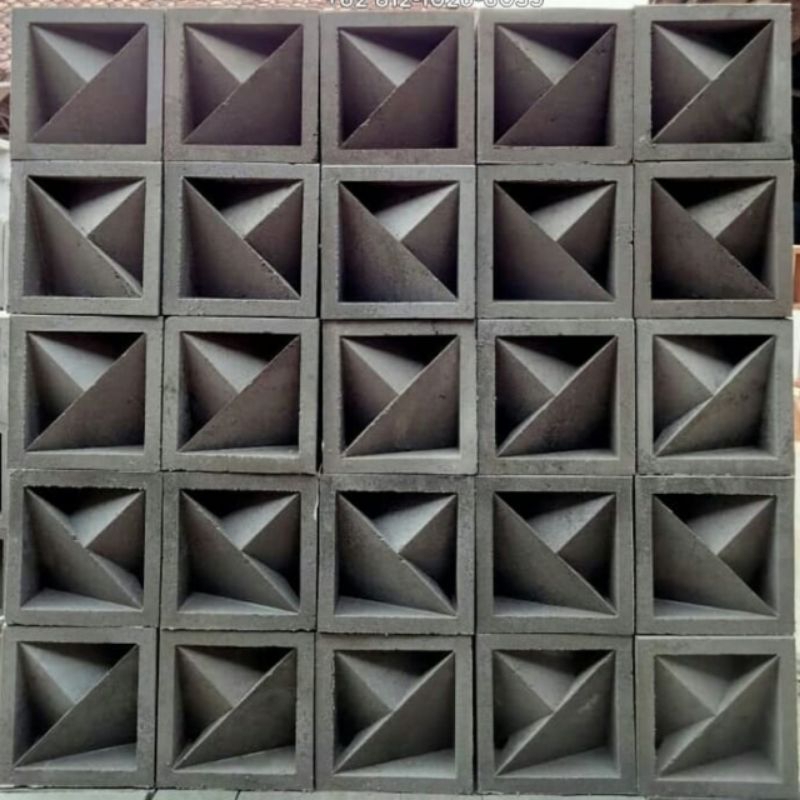 Jual roster beton minimalis, loster beton minimalis, loster 3d, lubang ...