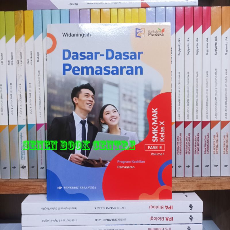 Jual Buku Dasar Dasar Pemasaran Kelas 1/X 10 SMK Erlangga Kurikulum Merdeka - Volume 1 | Shopee ...