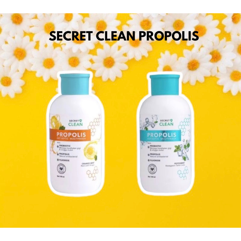 Jual SECRET CLEAN PROPOLIS ANTISEPTIC MOUTWASH 150ML | OBAT KUMUR ...