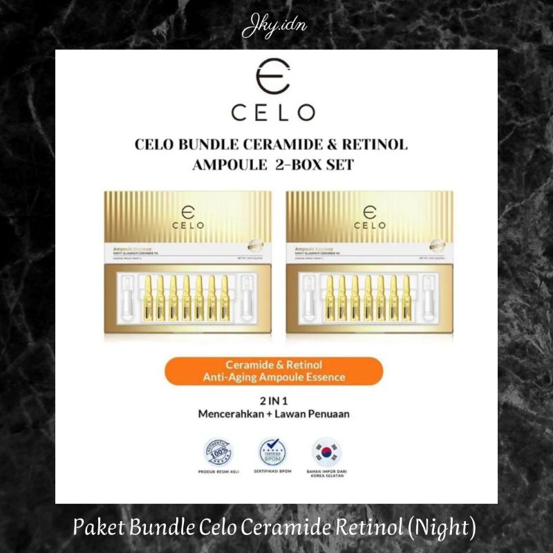 Jual (READY STOCK SIAP DIKIRIM) PAKET CELO BUNDLE CERAMIDE RETINOL - 2 ...