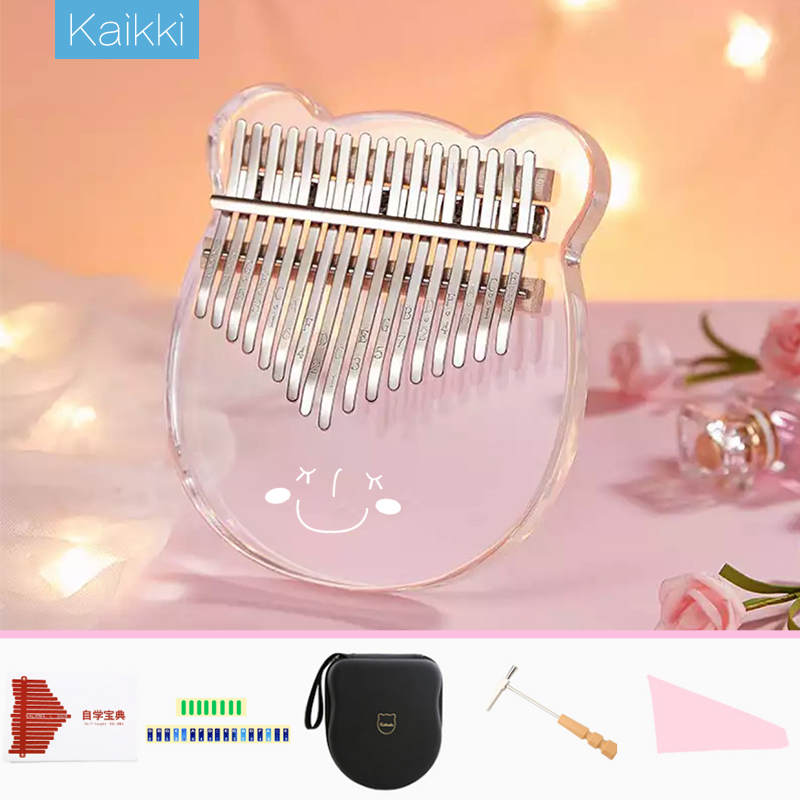 Jual Kaikki Kalimba 21 keys Acrylic Thumb Piano Kecapi jari Kalimba ...