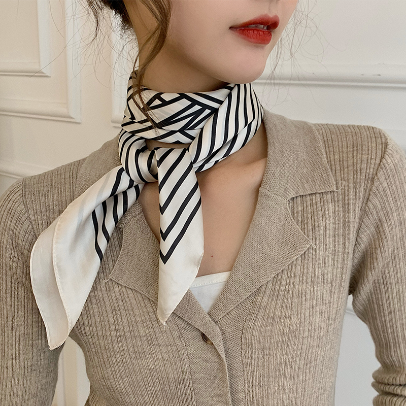 Jual Scarf Wanita Premium Satin Sutra Korea Fashion Style Soft Murah ...