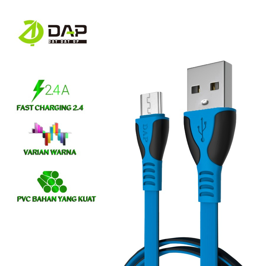 Jual Kabel Data DPM25 DAP Micro USB 25cm Fast Charging 2.4A - 1 pcs ...