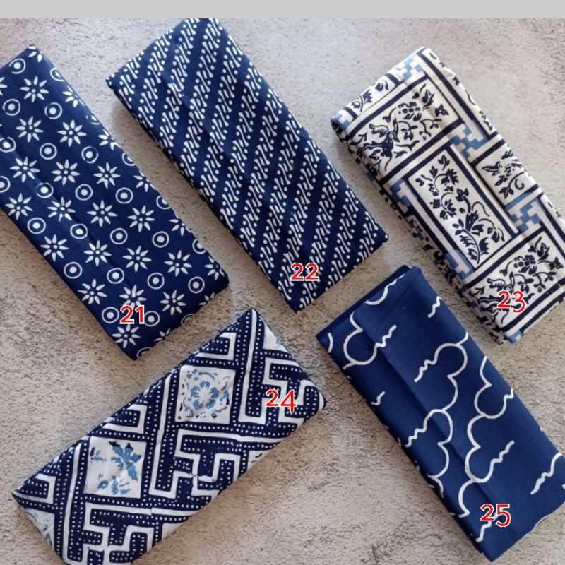 Jual Kain Batik Cap Navy Bahan Batik Warna Navy Kain Batik Navy Kain ...