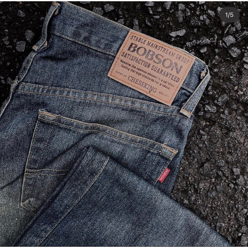 Jual Bobson blue Indigo Jeans | Shopee Indonesia