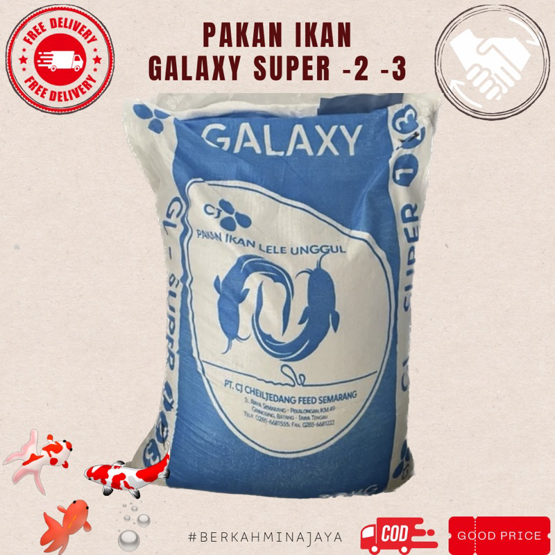 Jual PAKAN IKAN GALAXY SUPER GS -1, -2, -3 (250 gr - 1 kg) | PELET IKAN ...