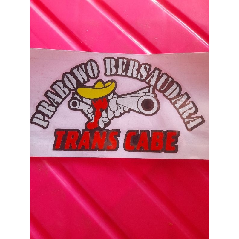 Jual STIKER CUTTING FOSFOR PBTC TRANS CABE TEMPEL KACA | Shopee Indonesia
