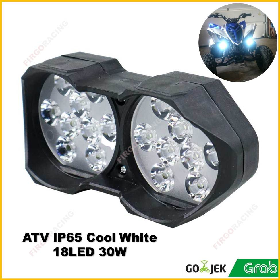 Jual Lampu Tembak Motor ATV LED Spotlight 18 LED - U9 | Shopee Indonesia