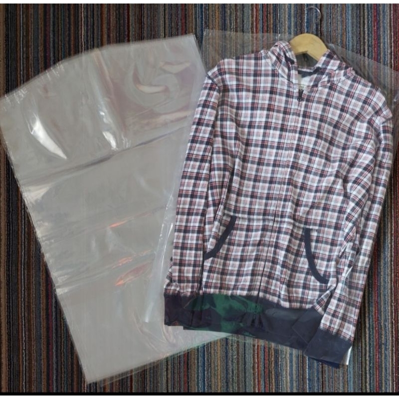 Jual Plastik Baju Gantung | Plastik Baju 55x80 isi 1Lusin | Shopee ...