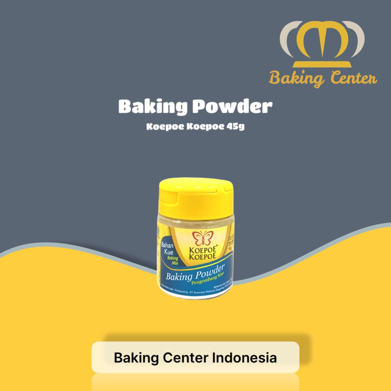 Jual Baking Powder Koepoe Koepoe 45g - Baking Powder Kupu Kupu 45gr ...