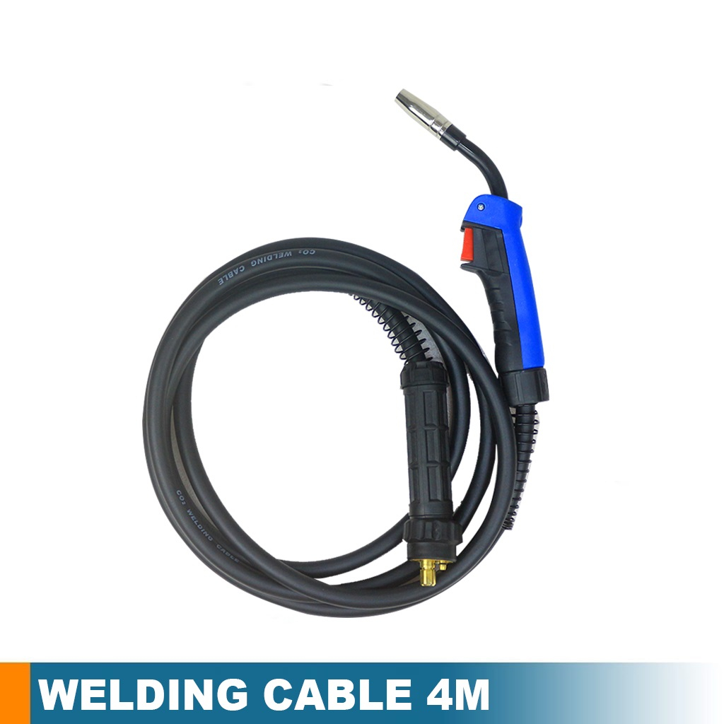 Jual SATU SET WELDING CABLE 4M / 24KD MIG STANG LAS WELDING TORCH 24KD ...