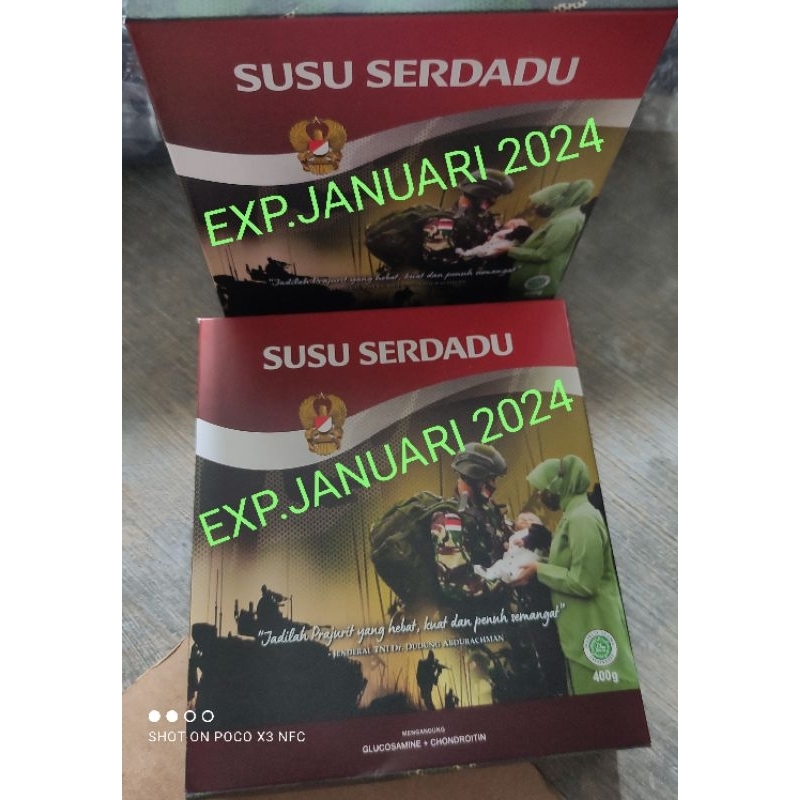 Jual SUSU SERDADU /SUSU MINUMAN TNI/FD3 IMUKAL | Shopee Indonesia