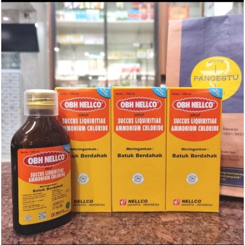 Jual OBH Nellco Batuk Berdahak Syrup 1 Botol 100ml / Sirup Obat Batuk ...